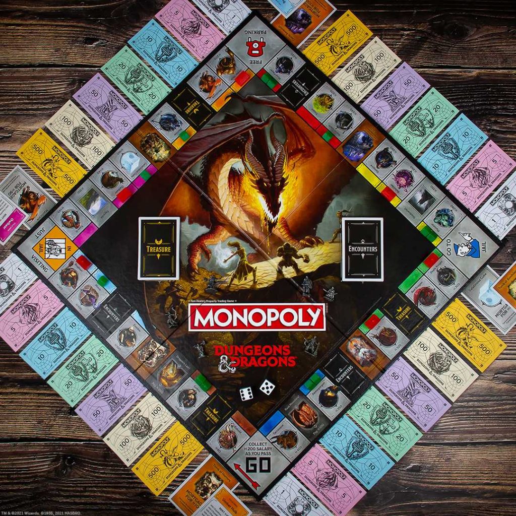 Dungeons & Dragons Monopoly – Crazy Squirrel Games & Toys